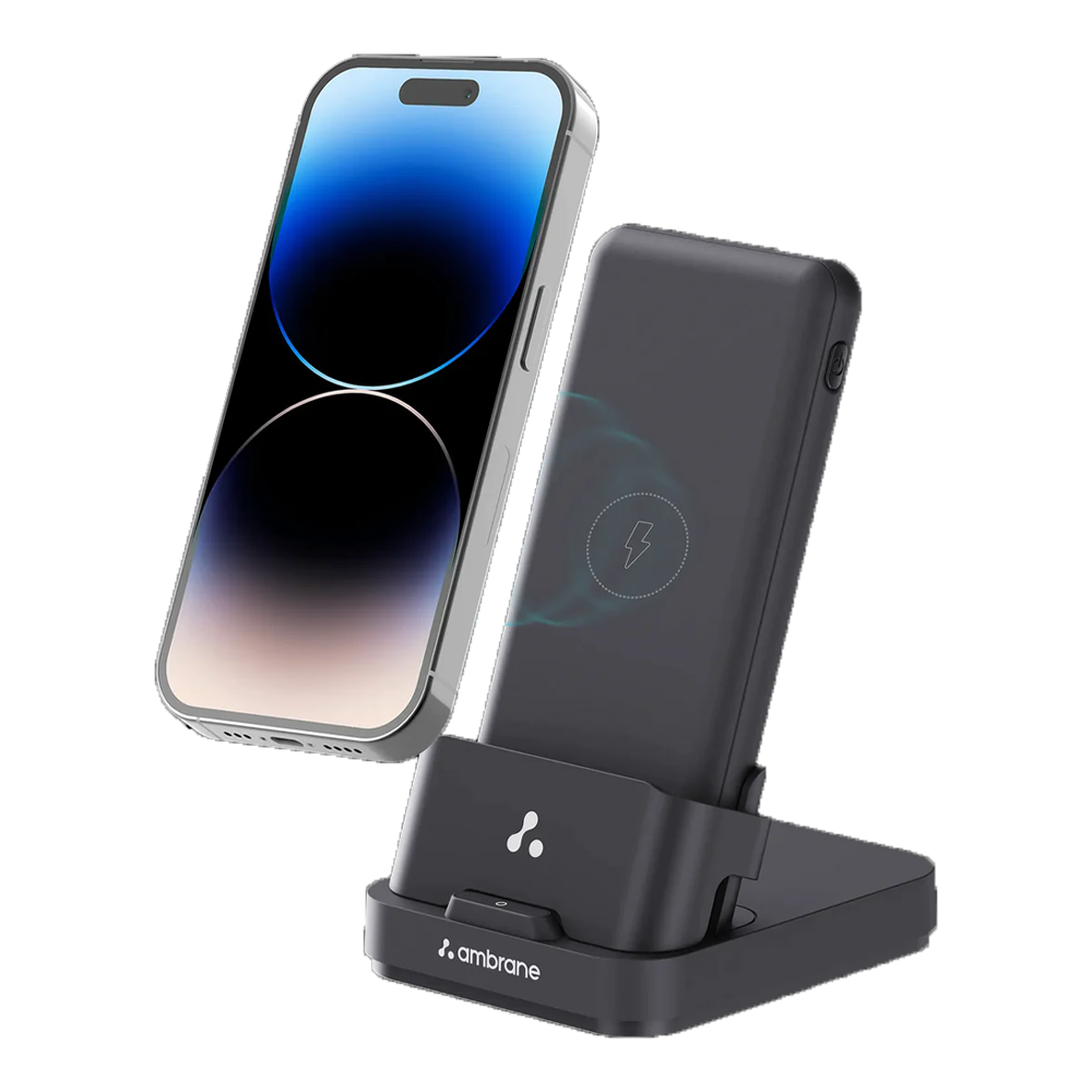Aerosync Quad Wireless 4 in 1 Power Bank with Mobile Stand Tech Accessories For Corporate Gifting JucyGifts
