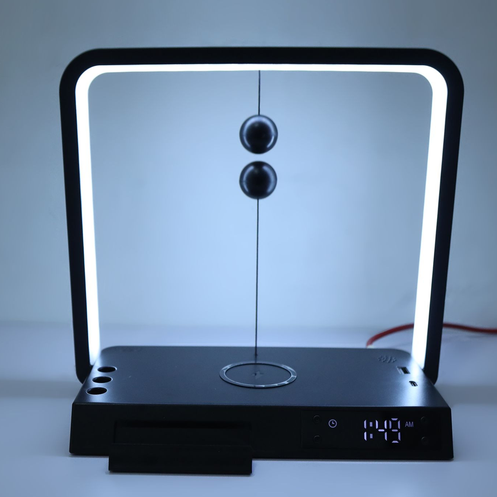 Allure Magnetic Lamp with Charger, Clock & Stand - Desktop Accessories ...