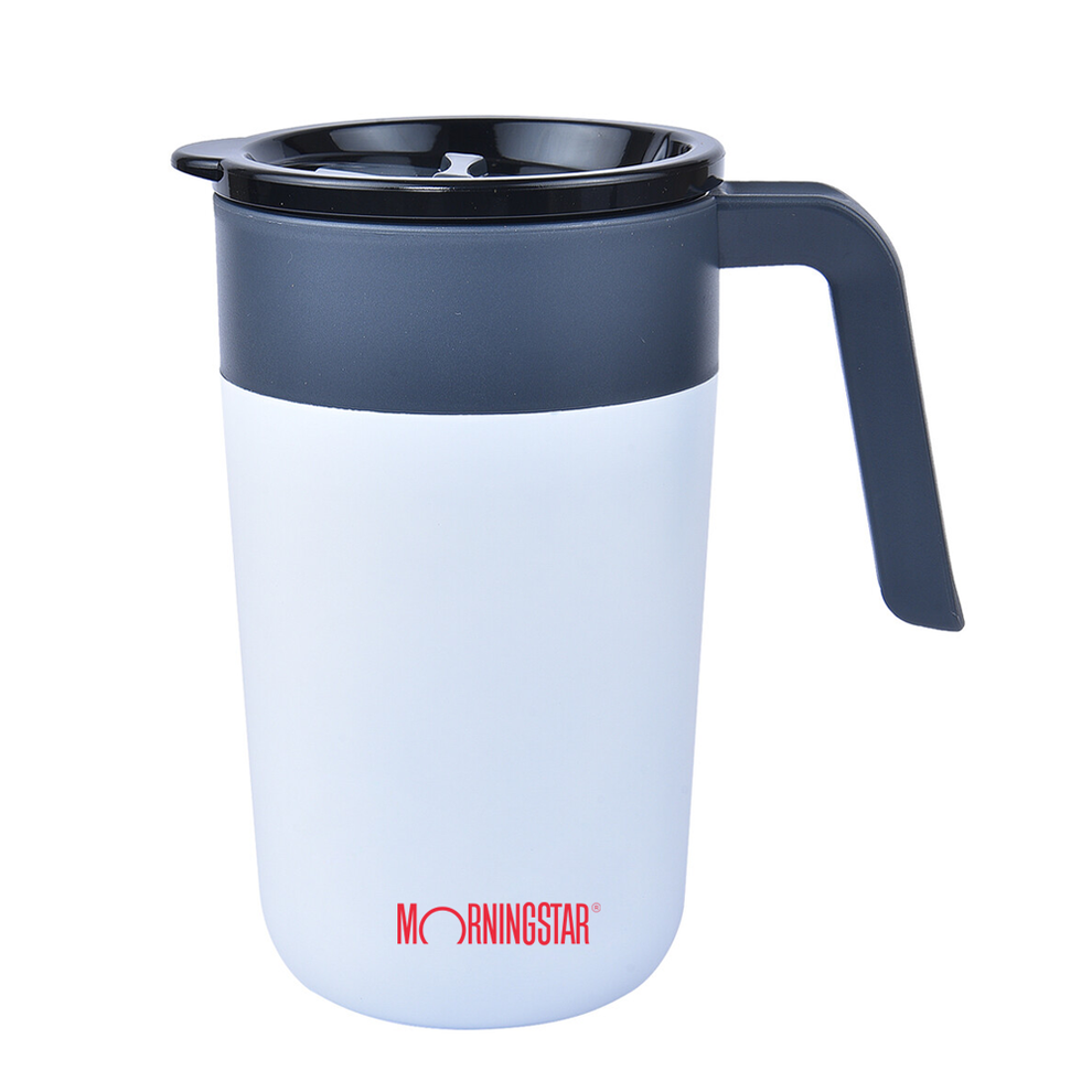 Cuppa Double Wall travel Mug with handle - 400ml for Corporate Gifting - Company Merchandise ...