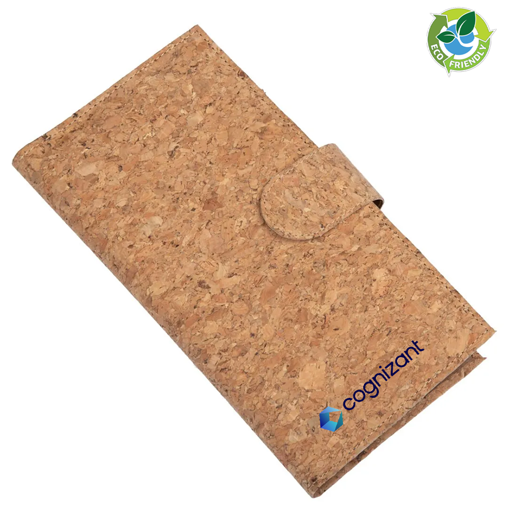 Eco-Friendly Cork Passport & Cheque Book Holder with Sim Card Safe Case ...
