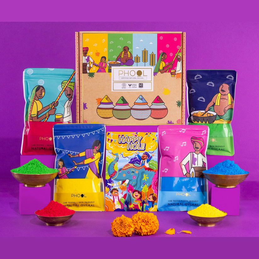 Holi Essential Box - Holi Gifts For Employees - Corporate Gift Items ...