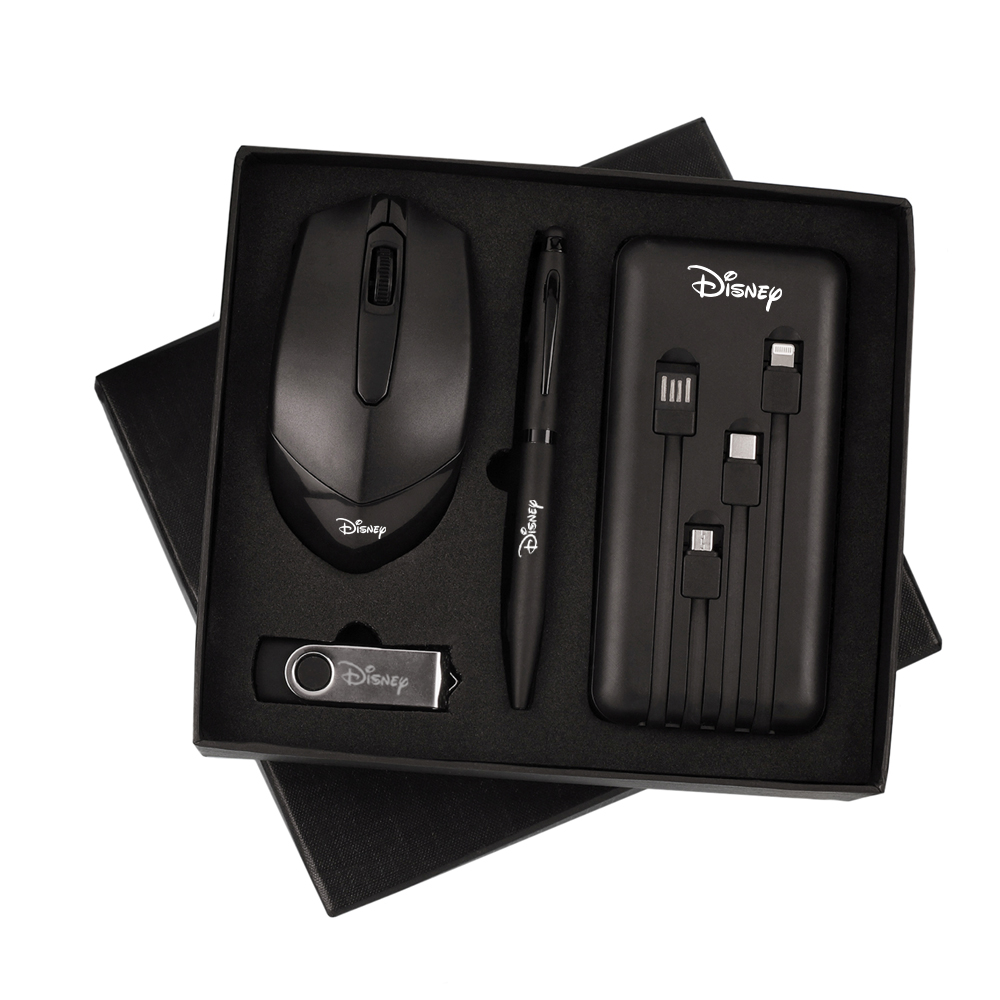 Tech Trio Gift Set: Powerbank, Pendrive, Mouse & Pen - Tech Accessories ...